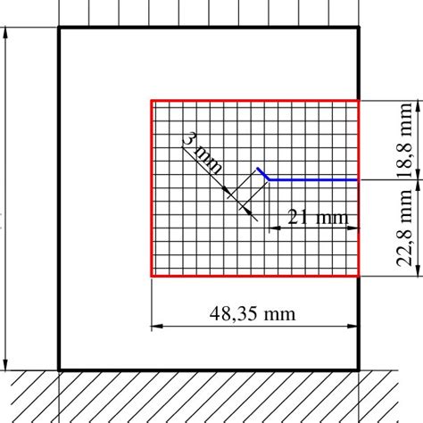 Specimen Geometry And Boundary Condition Download Scientific Diagram