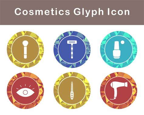 Cosmetics Vector Icon Set 20996768 Vector Art At Vecteezy