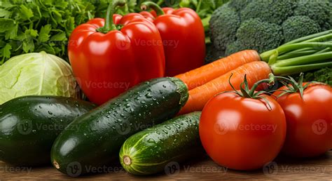 Vegetables Glowing In Natural Light With Realistic Texture 65581710