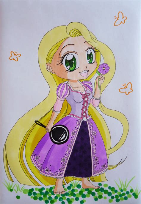 Chibi Rapunzel By Iristechn On Deviantart