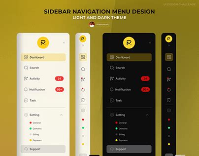 Sidebar Ui Design Projects Photos Videos Logos Illustrations And