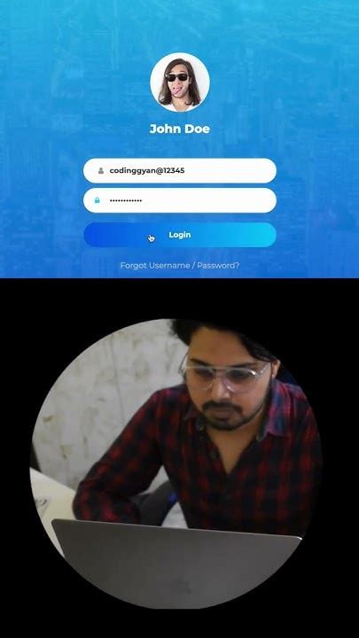 Login Form With Html5 And Css3 L Codinggyan Coding Gyan 😍2024 Youtube