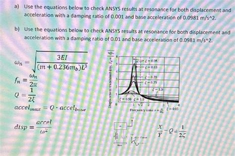 Solved A Use The Equations Below To Check ANSYS Results At Chegg Com