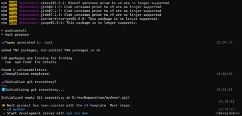 【nuxt】从零搭建 nuxt创建项目 csdn博客