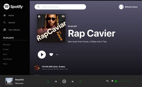 GitHub Shivam Arora SpotifyApp React JS
