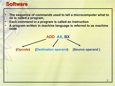 8086 Instruction Set Ppt Ppt