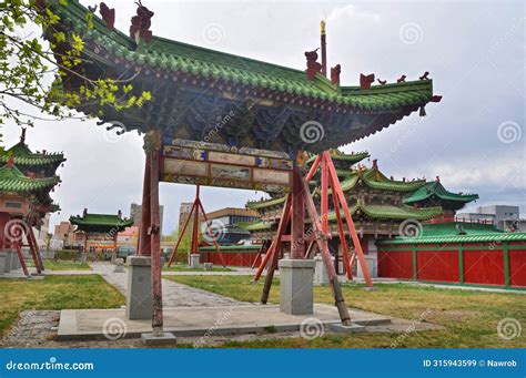 The Bogd Khan Palace In Ulaanbaatar Mongolia Editorial Stock Image Image Of Bogd Wooden