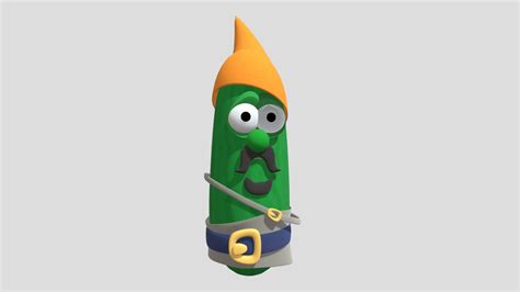 Pirate Larry Cheese Curl Hat Download Free 3d Model By Janice