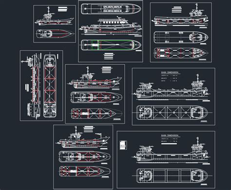 Vessel Plan Autocad