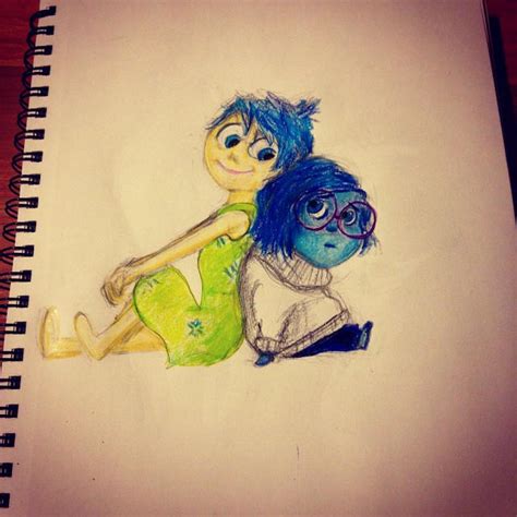 Joy And Sadness Inside Out By Imnotthere93 On Deviantart