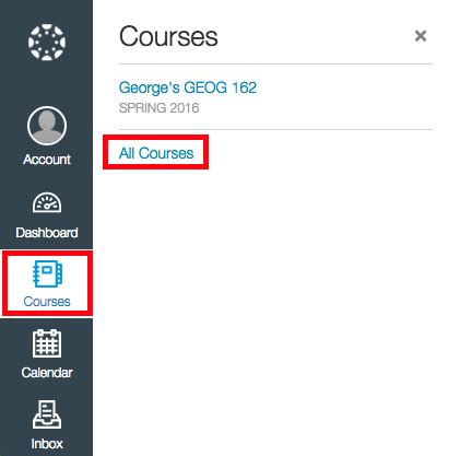 How Do I Customize The Courses On My Dashboard Canvas Support Simon Fraser University