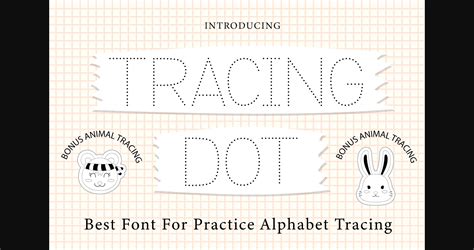 Tracing Dot Font Font Canyon