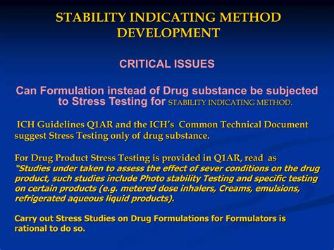 Stability Indicating HPLC Method Ppt