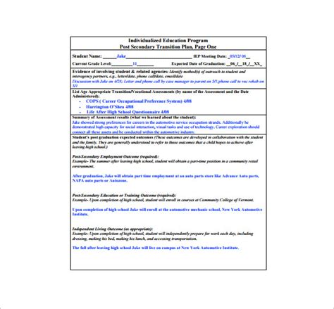 26 Transition Plan Templates Free Word Pdf Documents Download