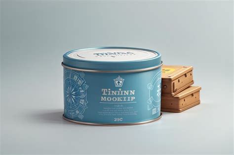 Tin Mockup Premium Ai Generated Image