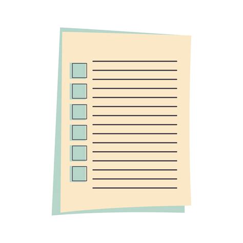 Memo Notepad Paper Sheets Cute Lined Notebook Template For Notes 46446302 Vector Art At Vecteezy