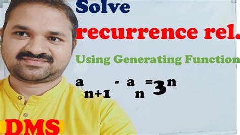 Solve Recurrence Relations Using Generating Functions A N1 A N3