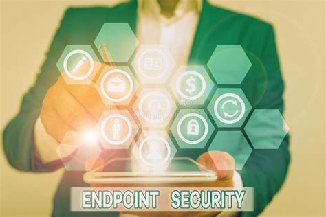 Conceptual Hand Writing Showing Endpoint Security Business Photo Text The Methodology Of