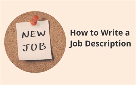 How To Write A Job Description With Examples