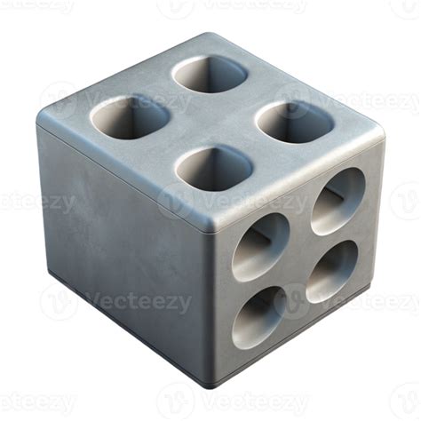 Extraordinary Creative Concrete Block Cinder Block Gray Professional 59404730 Png