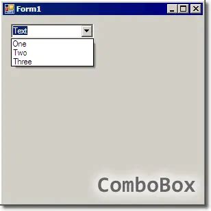 C WinForms ComboBox Dot Net Perls