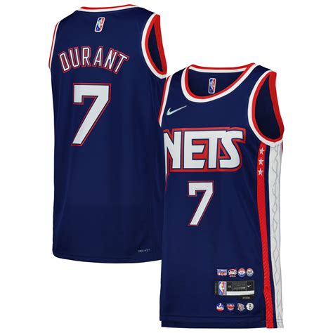Kevin Durant Jersey 2020 21 Brooklyn Nets Durant 7 Nike Swingman