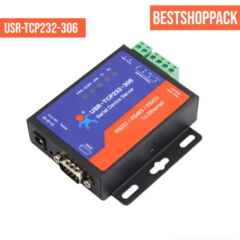 jual rs232 rs422 rs485 to ethernet tcp ip housing model usr tcp232 306