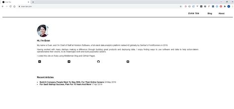 Evan Tan How To Setup A Middleman Blog For Free With Github Pages