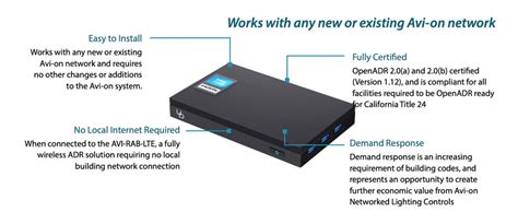 Openadr Demand Response Avi On Labs Lighting Controls And Wireless