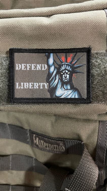 Defend Liberty Morale Patch Custom Velcro Morale Patches