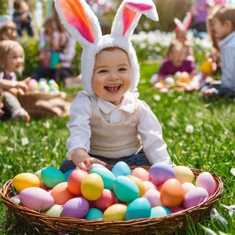 Premium Photo Experience Easter Fun Joyful Traditions Playful Games