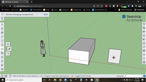 Sketchup For Schools Grouping Components Youtube