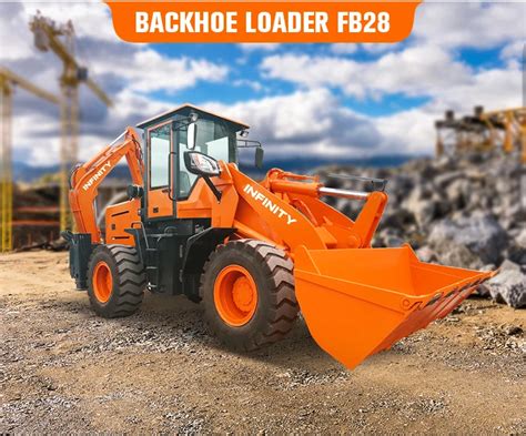 Retro Excavadora Mini Tractor Backhoe Loader With Wheel Backhoe And