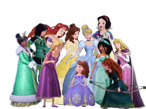 Disney Princess Group With Sofia The First 1 By Princessamulet16 On