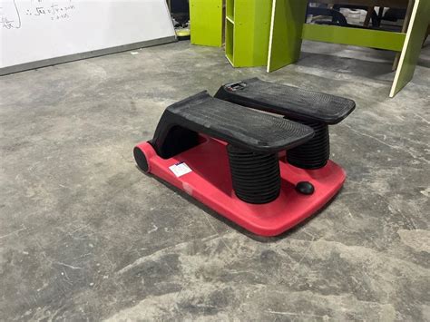 Stepper Exercise Machine Red And Black Colour Mesin Latihan Stepper Warna Merah And Hitam Sports