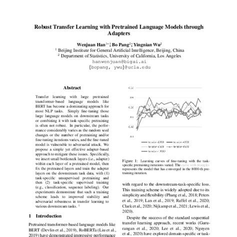 Robust Transfer Learning With Pretrained Language Models Through
