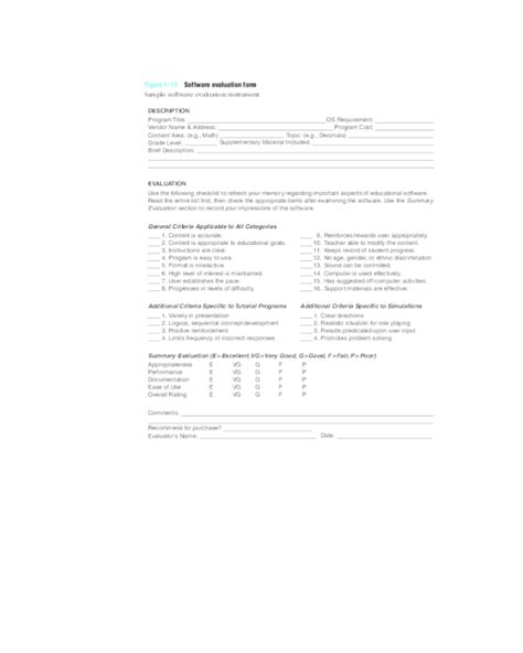 2025 Software Evaluation Form Fillable Printable Pdf And Forms Handypdf 2025 Software Evaluation Form Fillable Printable Pdf And Forms Handypdf