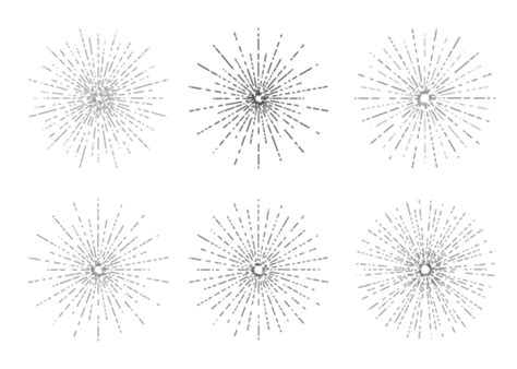 Vintage Sun Rays Logo Template With Typography Isolated Vector Line