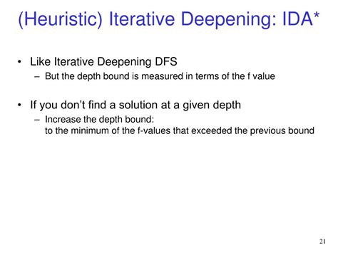 Ppt Iterative Deepening Powerpoint Presentation Free Download Id