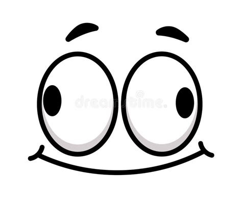 Cartoon Eyes Comic Faces People Eye And Eyebrow Expression Stock