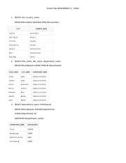 Oracle SQL ASSIGNMENT 3 JOINS JK Docx Oracle SQL ASSIGNMENT 3 JOINS