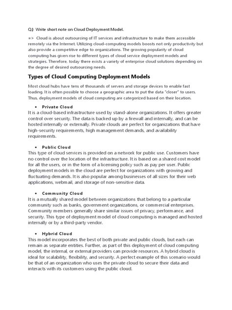 Iot Questions With Answers Pdf Cloud Computing Computer Network