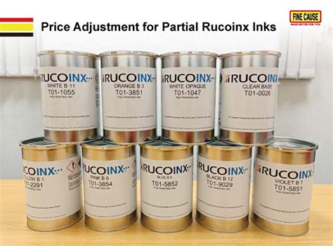 Announcement Of Price Adjustment For Partial Rucoinxruco Inks News Finecause
