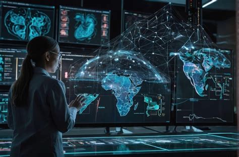 Premium Photo Futuristic Neural Network Concept