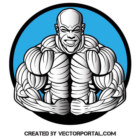 Bodybuilder Posing Clip Art Royalty Free Stock Svg Vector And Clip Art