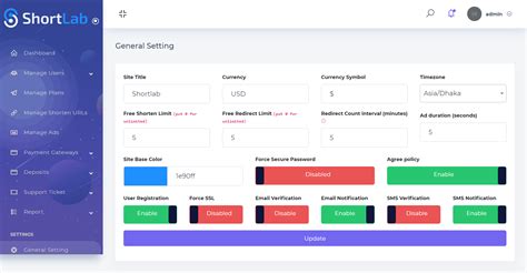shortlab saas based url shortener by viserlab codecanyon