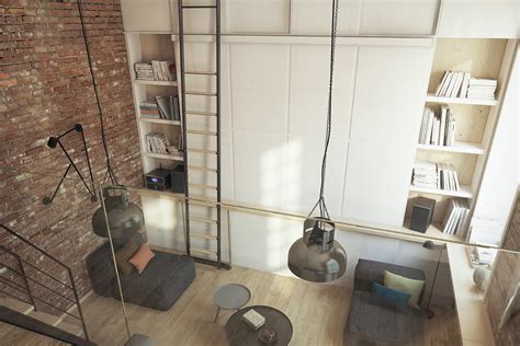 小户型loft公寓装修楼梯效果图 齐家网装修效果图