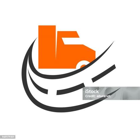 운송 로고 템플릿 아이콘 그림 브랜드 아이덴티티 격리되고 평평한 그림입니다 벡터 그래픽 개념에 대한 스톡 벡터 아트 및 기타 이미지 개념 개념과 주제 거리 Istock