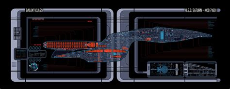 25th Century Galaxy Class Msd Uss Saturn By Bmused55 On Deviantart