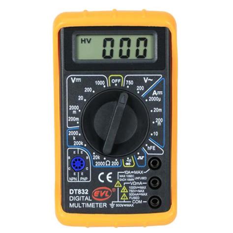 Dt 832 Multimetro Digital Dmltech Tecnología óptica Industria